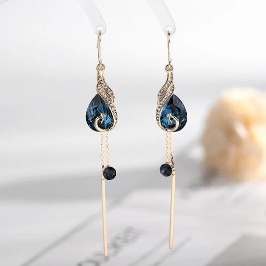 連Peacock Earrings